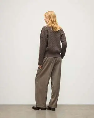 Johnstons Of Elgin Kylesku Cashmere Jumper - Brown
