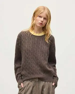 Johnstons Of Elgin Kylesku Cashmere Jumper - Brown