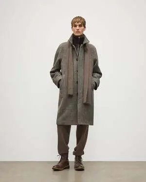 Johnstons Of Elgin Lovat Ribbed Cashmere Scarf