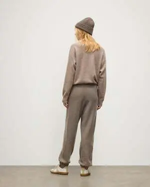 Johnstons Of Elgin Cashmere Twill Knit Trousers