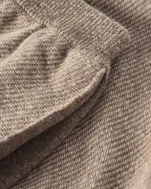 Johnstons Of Elgin Cashmere Twill Knit Trousers