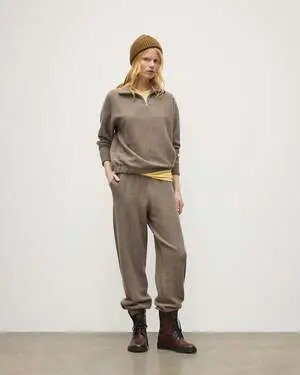 Johnstons Of Elgin Pure Cashmere Half-zip Jumper
