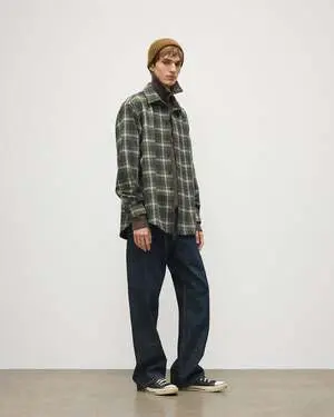 Johnstons Of Elgin Capercaillie Plaid Wool & Cashmere Blend Overshirt