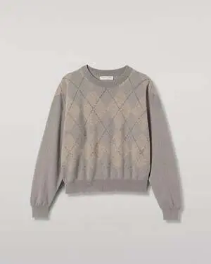 Johnstons Of Elgin Clan Argyle Cashmere Jumper