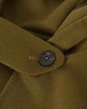 Johnstons Of Elgin Hooded Cashmere Cape - Green