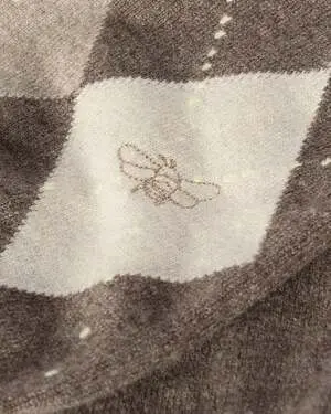 Johnstons Of Elgin Clan Argyle Cashmere Cardigan