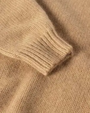 Johnstons Of Elgin Murchison Camel Marble Cashmere & Cotton Jumper
