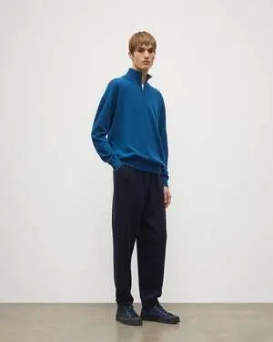 Johnstons Of Elgin Reuben Cashmere Zip Neck Jumper