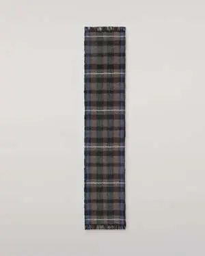 Johnstons Of Elgin Crowe Charcoal Cashmere Scarf