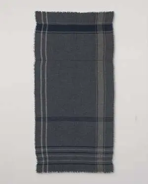Johnstons Of Elgin Gullane Dark Cashmere Stole - Multi