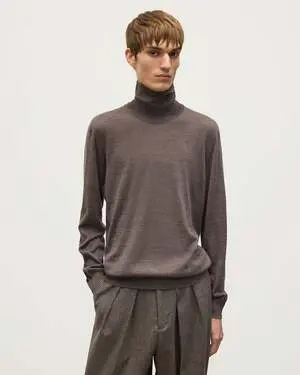 Johnstons Of Elgin Fin Cashmere Roll Neck Jumper