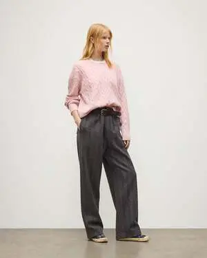 Johnstons Of Elgin Cashmere Cable Knit Jumper