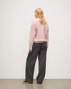 Johnstons Of Elgin Cashmere Cable Knit Jumper