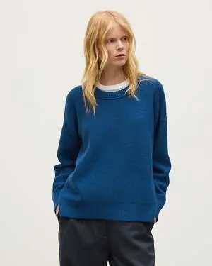 Johnstons Of Elgin Maggie Reverse Stitch Cashmere Jumper