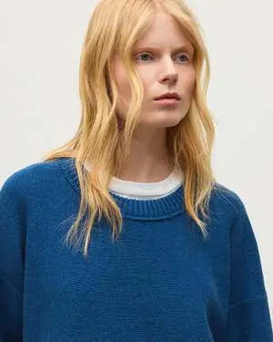 Johnstons Of Elgin Maggie Reverse Stitch Cashmere Jumper