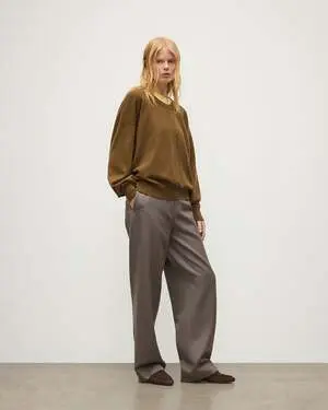 Johnstons Of Elgin Jessie Cashmere Jumper - Green