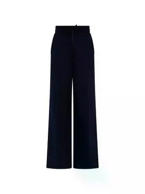 Kenzo Drawstring Wide-leg Trousers - Blue