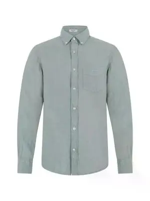 Gant Long-sleeve Linen Shirt - Green