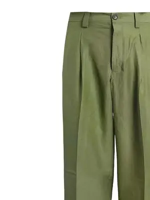 LANEUS Pleated Wide-leg Trousers