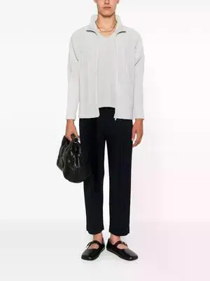 Issey Miyake Plissé V-neck Vest