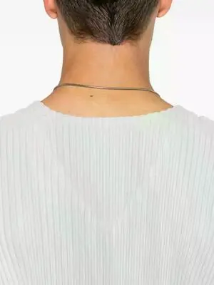 Issey Miyake Plissé V-neck Vest