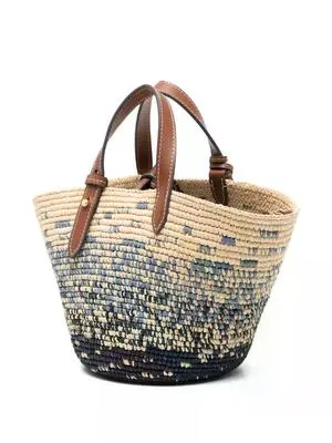 ANYA HINDMARCH Small Woven Tote Bag With Bow Detail