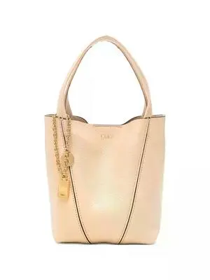 Chloé Ring Detail Leather Tote Bag