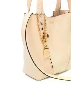 Chloé Ring Detail Leather Tote Bag
