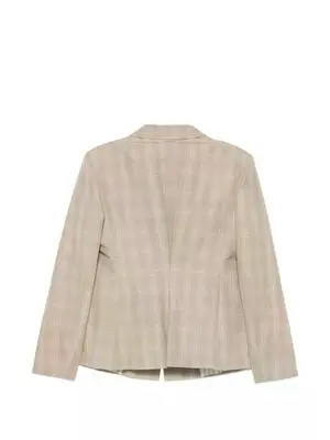 Iceberg Check-pattern Notch-lapel Jacket