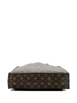 LOUIS VUITTON Vintage Sac Plat Monogram Canvas Tote Bag