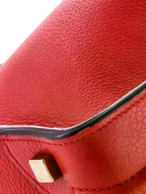 Celine Micro Luggage Tote Bag In Grained Leather