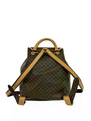 Celine Macadam Coated Canvas Backpack