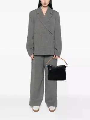 Gucci Nylon Bamboo Satchel