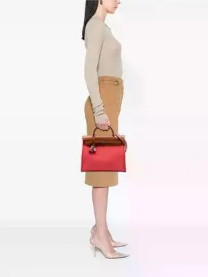 Hermès Toile Herbag Zip 31 Satchel
