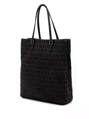 Fendi Zucchino Canvas Tote Bag