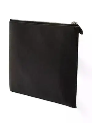 Burberry Oscar Leather Zip Pouch Clutch Bag