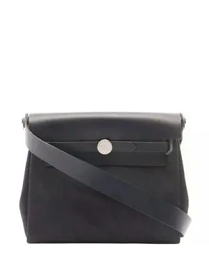 Hermès Herbag Zip 20 Crossbody Bag - Black