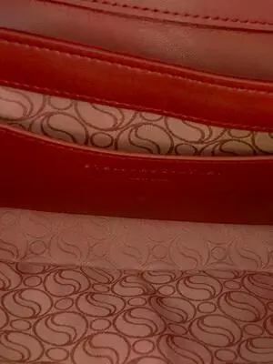 Stella McCartney Faux Velvet S Wave Shoulder Bag