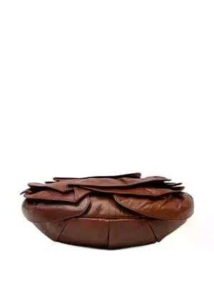 Saint Laurent Nadja Rose Petal Leather Shoulder Bag