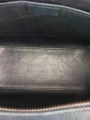 Celine Tricolor Calfskin And Suede Luggage Tote Satchel - Yellow