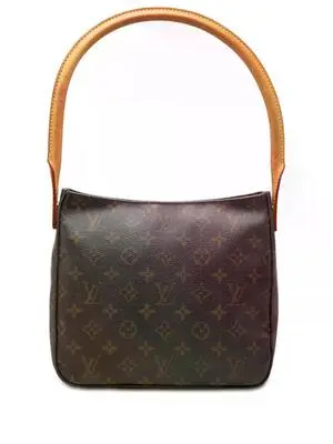 LOUIS VUITTON Monogram Looping Mm Shoulder Bag - Brown