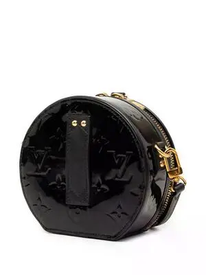 LOUIS VUITTON Monogram Vernis Mini Boite Chapeau Souple Crossbody Bag - Black