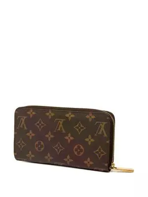 LOUIS VUITTON 2018 Monogram Zippy Wallet Long Wallets - Brown