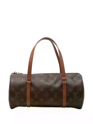 LOUIS VUITTON Monogram Papillon 30 Handbag - Brown