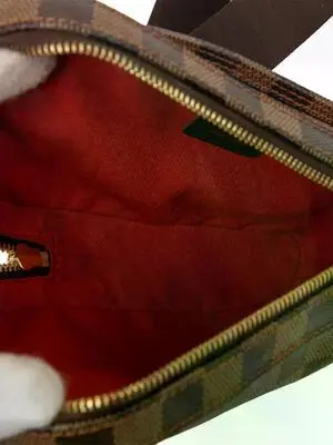 LOUIS VUITTON Damier Ebene Geronimos Crossbody Bag