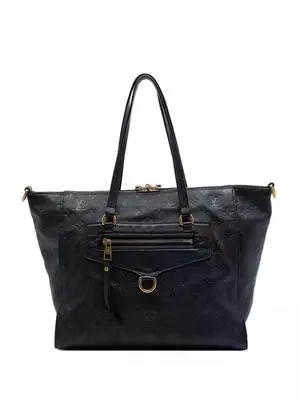 LOUIS VUITTON Monogram Empreinte Lumineuse Pm Satchel - Blue