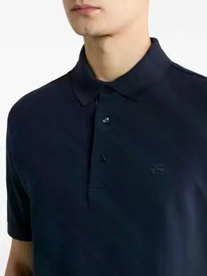 Etro Embroidered-logo Polo Shirt