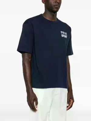 Polo Ralph Lauren Logo-embroidered T-shirt - Blue
