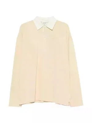FORET Match Rugby Contrast-collar Polo Shirt