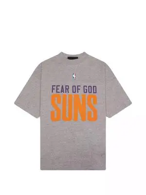 Fear Of God X Nba Suns 90s Teenba Print T-shirt - Grey
